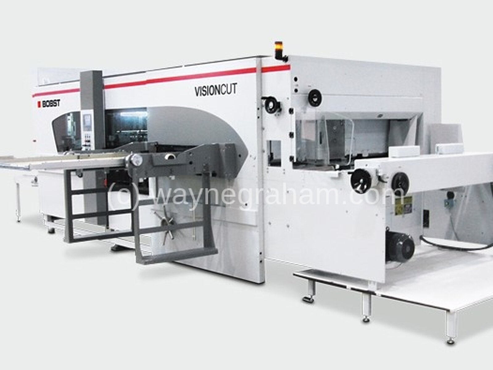 Used Bobst Visioncut 1.6 Corrugated Die Cutter With Stripping Unit For Sale