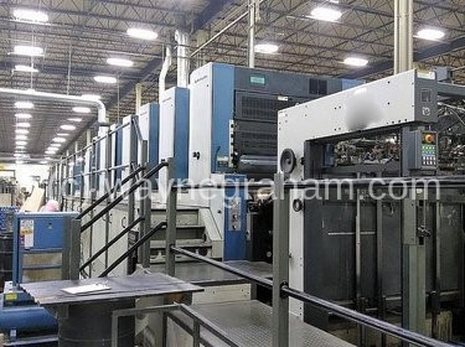 Used KBA Rapida 142-7+L CX Seven Colour Printing Press With Coating ...